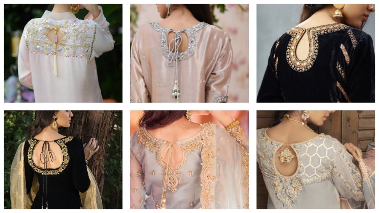 beautfully back side designs ||vry simply back nack designs || like nd ...