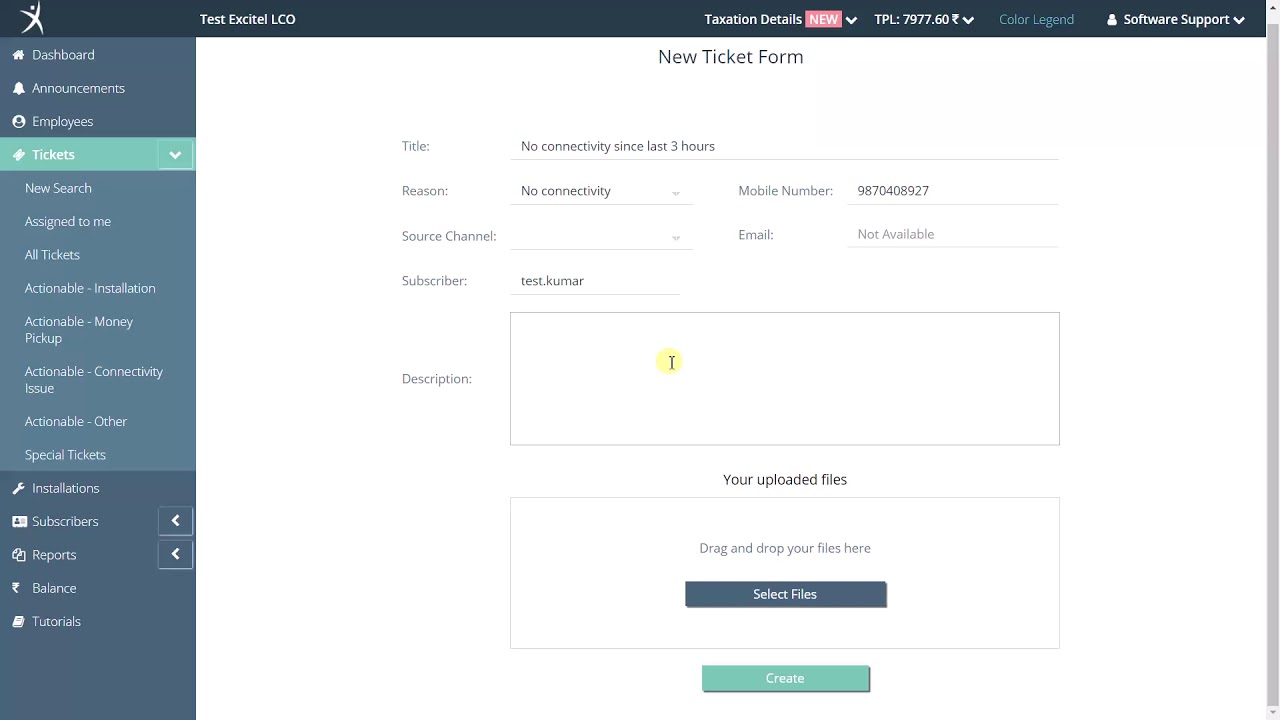 How to create new ticket - YouTube