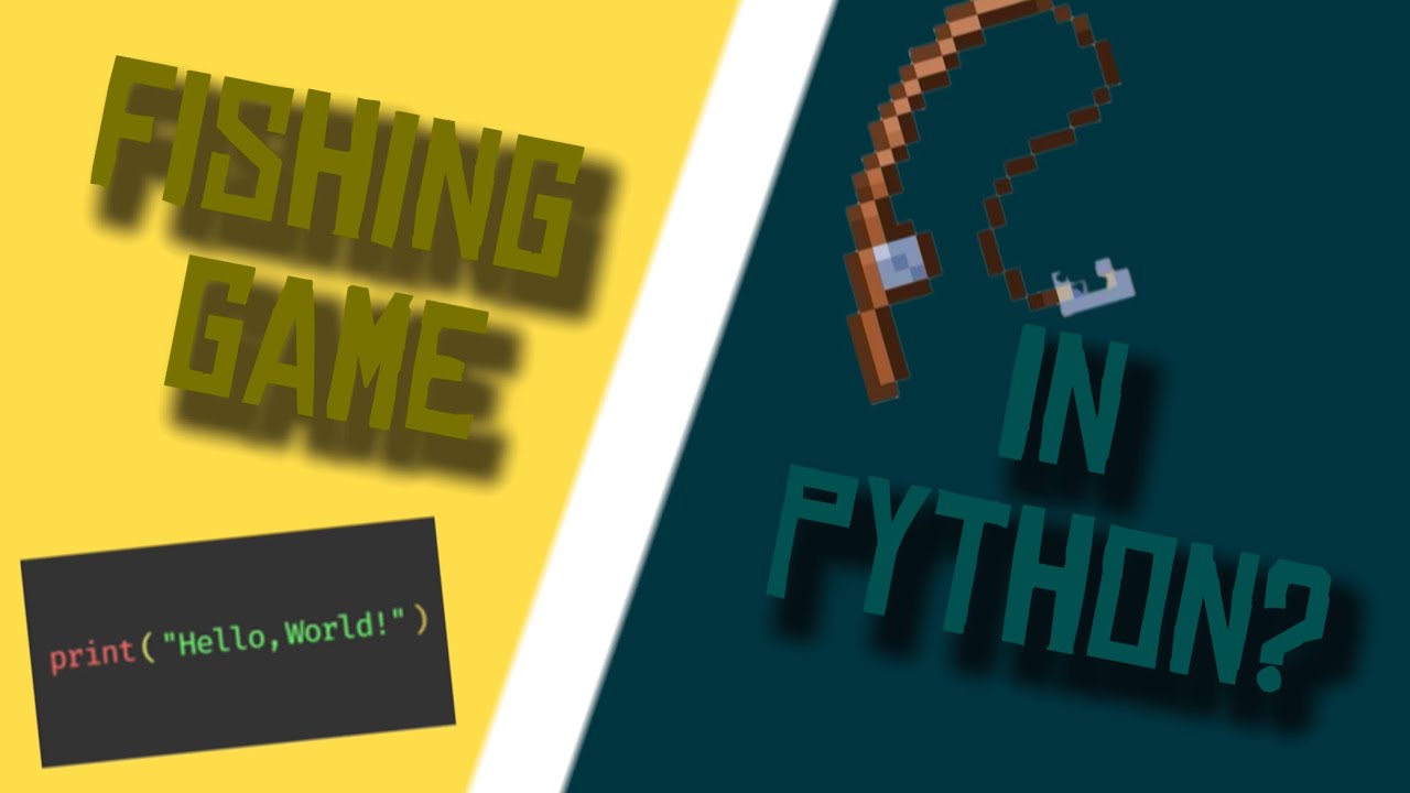Making a fishing game in python?? (Part one) 90 sub special - YouTube