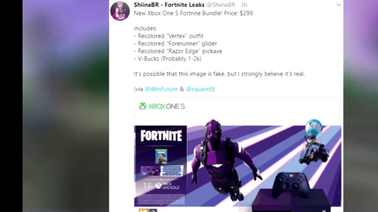 New Fortnite Xbox skin and fortbyte locations - YouTube