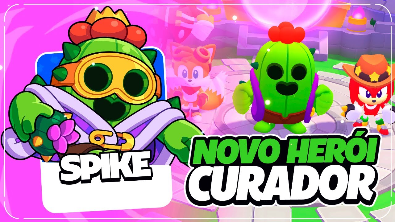 JOGUEI COM o SPIKE! NOVO HERÓI "CURADOR" do SQUAD BUSTERS - YouTube