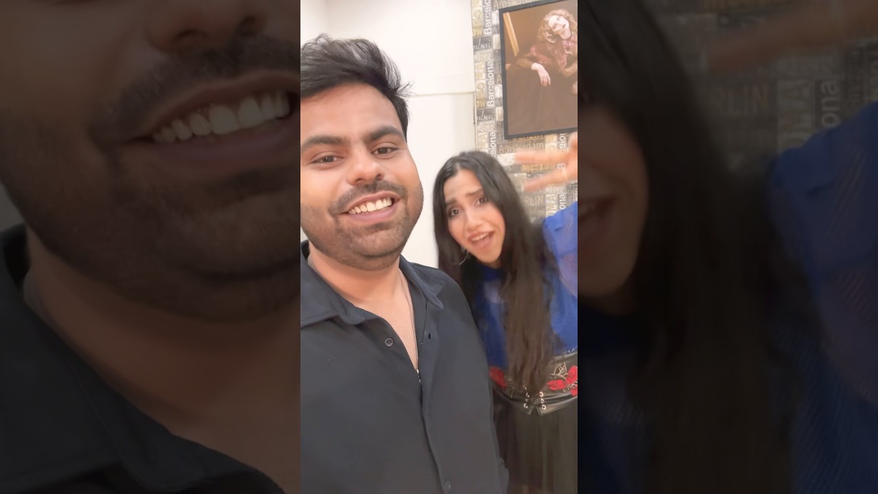 Nikitha Gandhi in the house #jugnu #shorts #podcast - YouTube