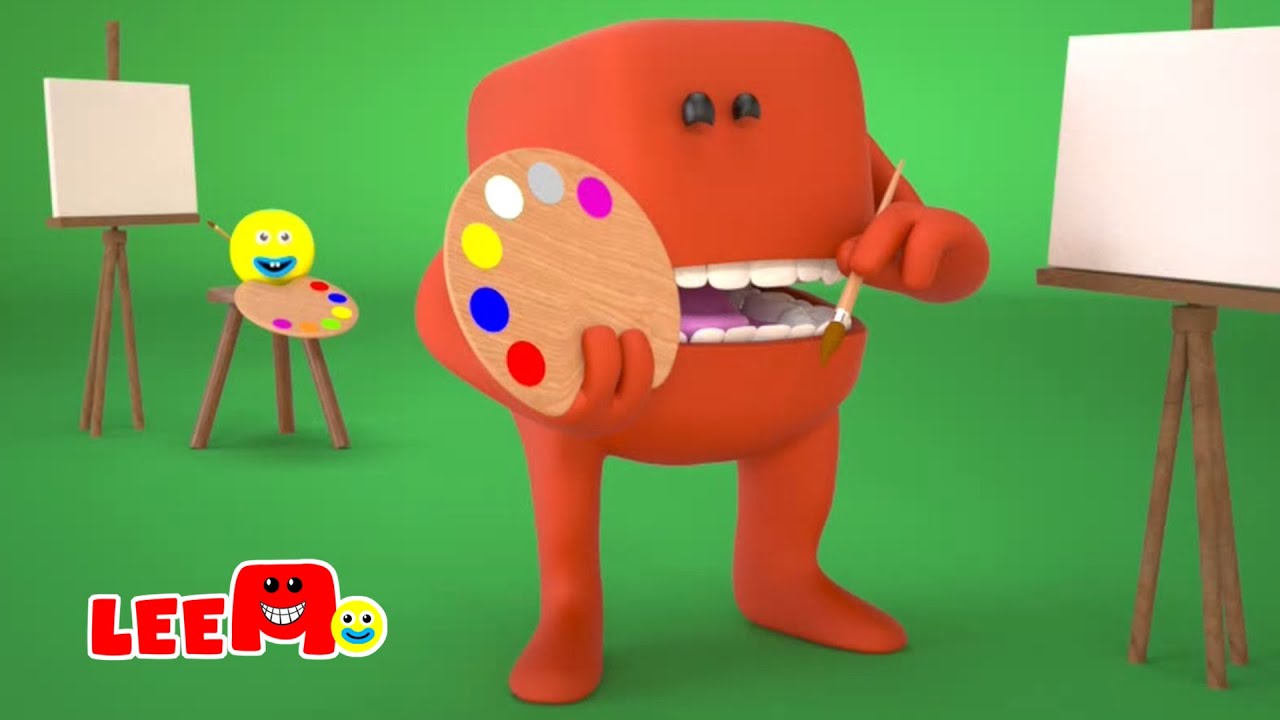 Let's Paint, LeeMo - Educational Videos For Kids - YouTube