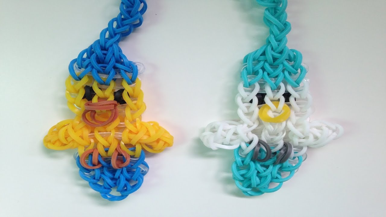 How to Loom: Triple Single Pets: Duck/Bird (Alpha Loom) - YouTube