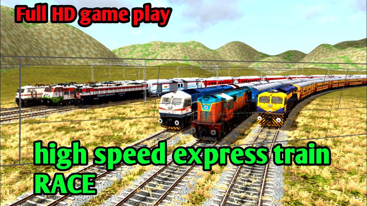 train simulator classic/Indian super fast train racing - YouTube