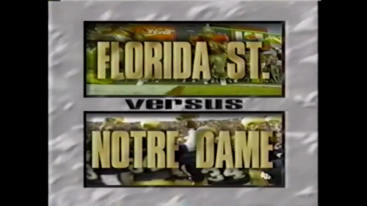1993-11-13 Florida State Seminoles vs Notre Dame Fighting Irish - YouTube