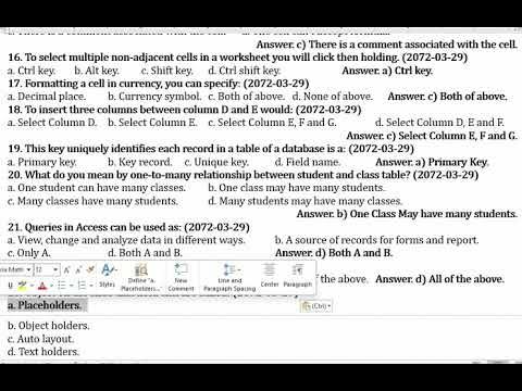PSC #Asst. Computer Operator 2072-03-29 #2072 #Quiz #computeroperator #asstcomputeroperator #mcq ...