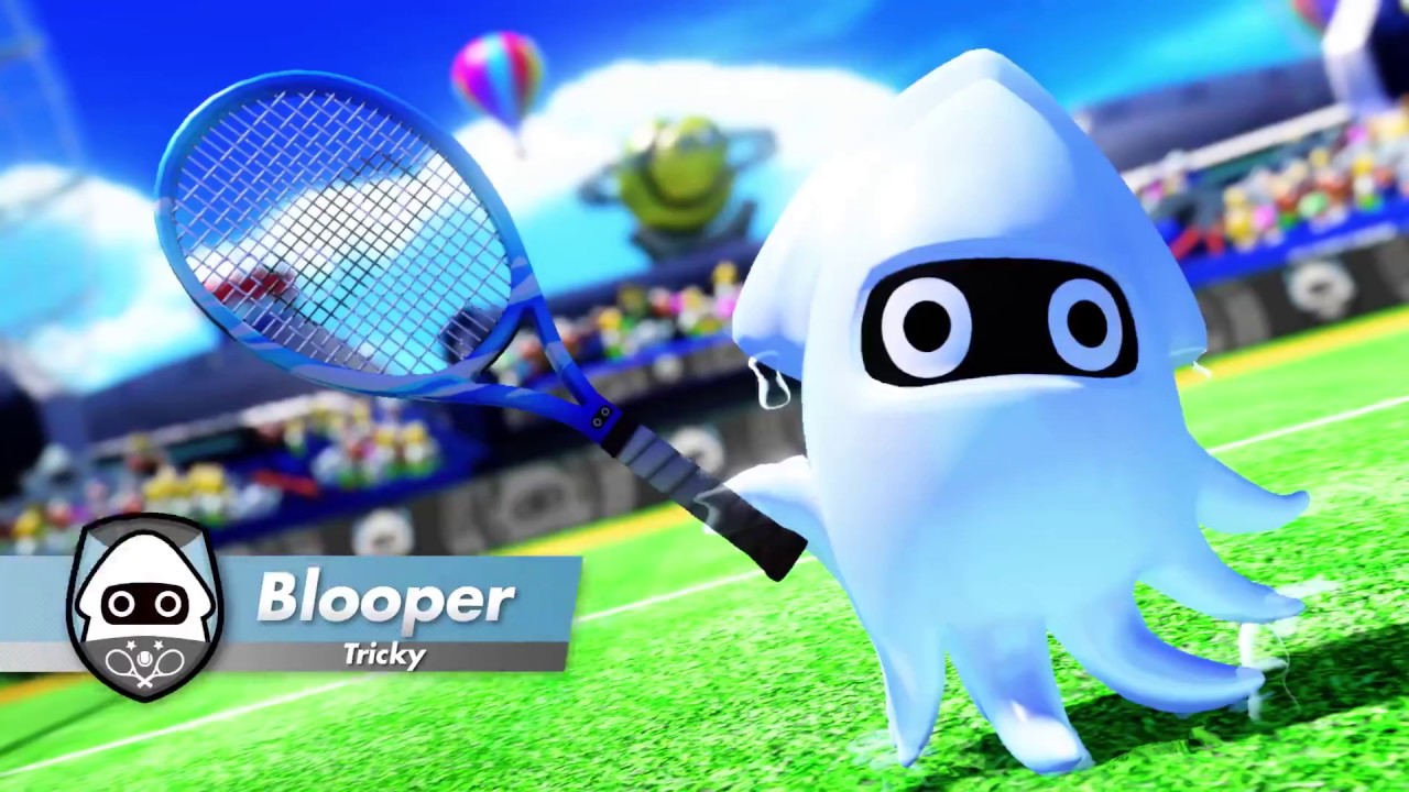 Mario Tennis Aces - Blooper Character Trailer - YouTube