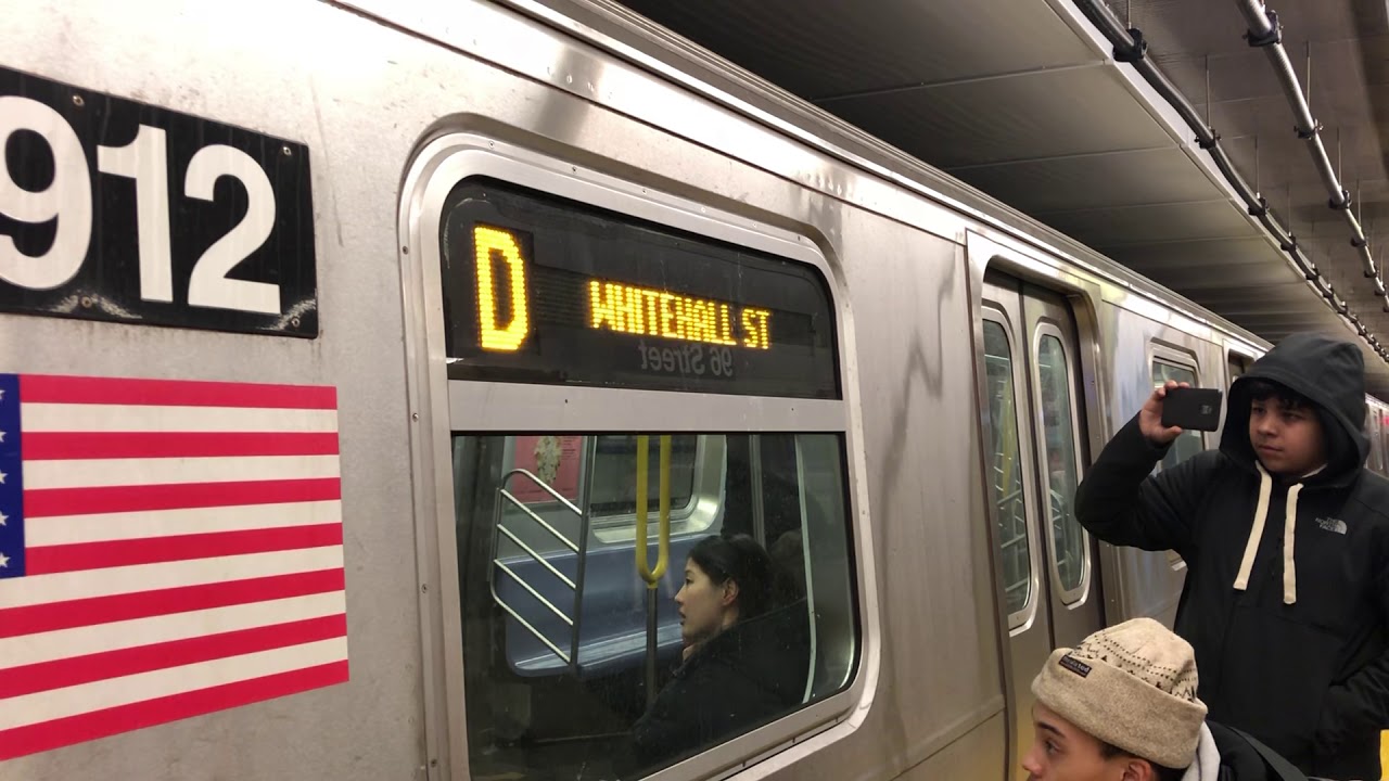 MTA SUBWAY: (D) to Whitehall Street at 96 street [Codebreak] - YouTube