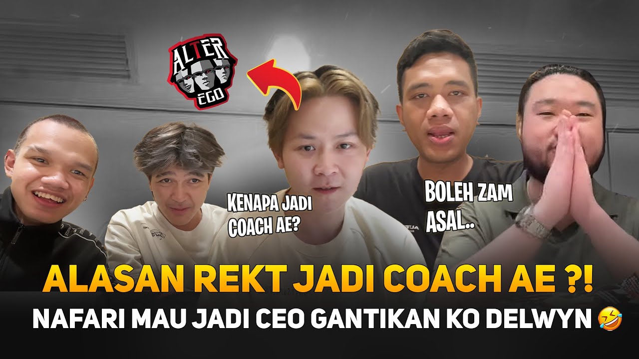 ALASAN REKT JADI COACH AE ?! NGAKAK NAFARI MAU JADI CEO AE GANTIKAN KO ...