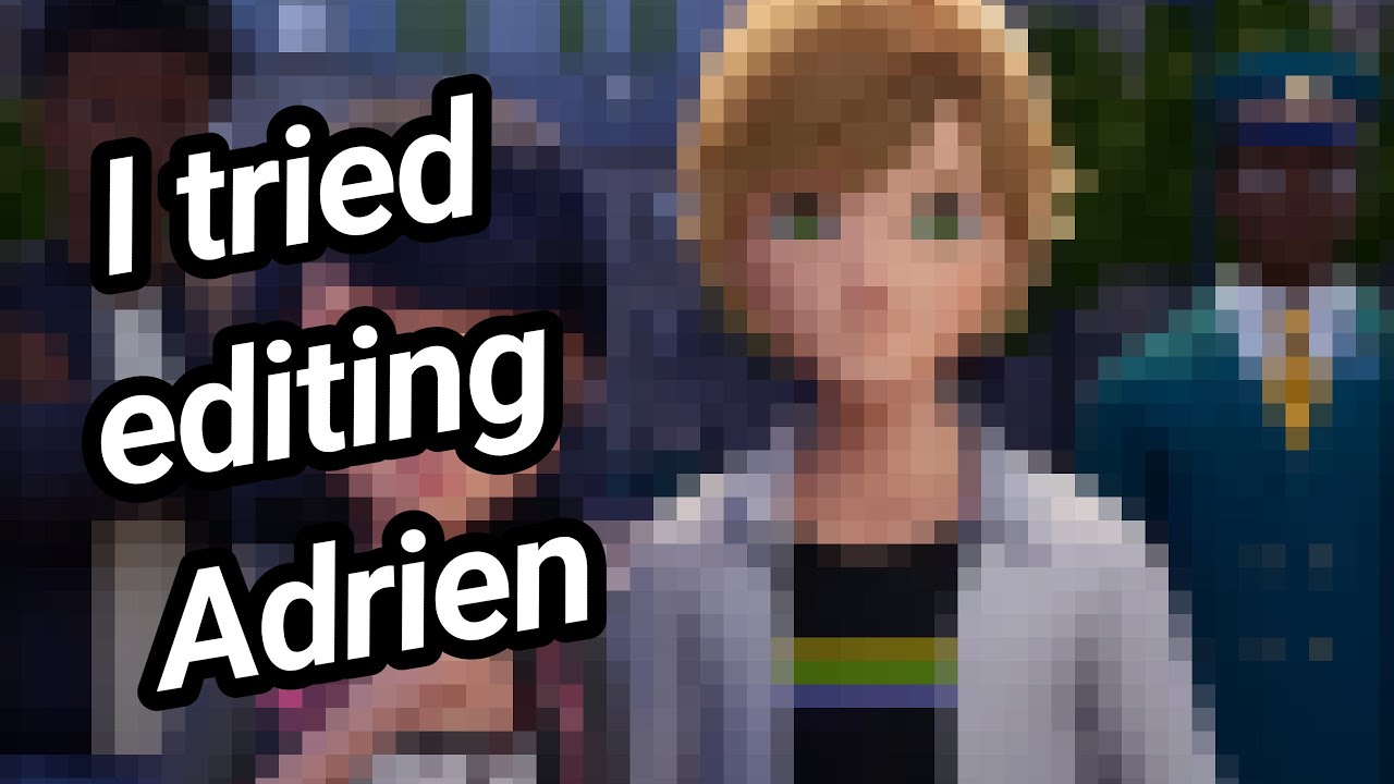 I tried editing Adrien from Miraculous 🖌️ - YouTube