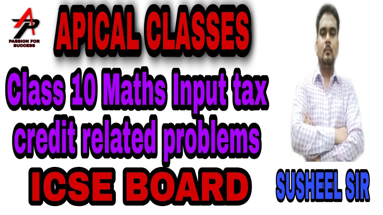ICSE CLASS 10 MATHS ITC BASED PROBLEMS HOW TO FIND INCOME TAX icse-class-10-maths-itc-based-problems-how-to-find-income-tax
