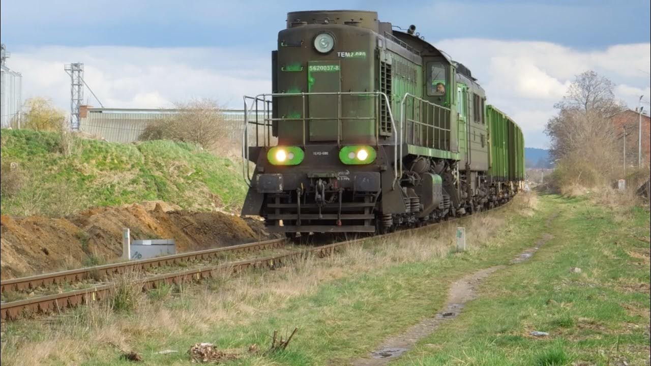 TEM2-080 und EU07-502 verlassen Stary Jawor - YouTube