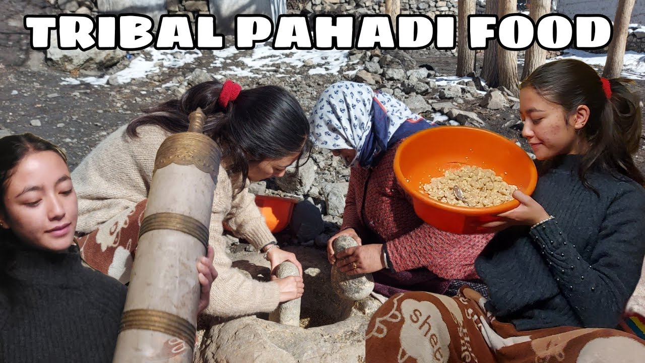 24HOURS EATING ONLY PAHADI TRADITIONAL FOOD|SPITIAN FOOD #spiti - YouTube