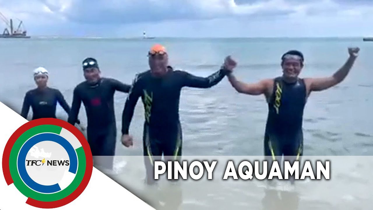 'Pinoy Aquaman' conquers Lake Michigan | TFC News Chicago, USA - YouTube