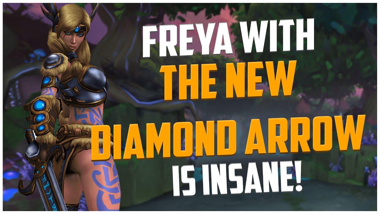 FREYA WITH THE NEW DIAMOND ARROW IS INSANE! RANKED SMITE S10 - YouTube