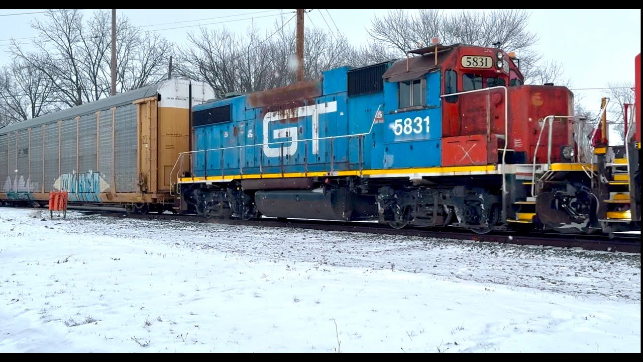 January 3, 2025 CN Train 251 with GTW 5831 - YouTube