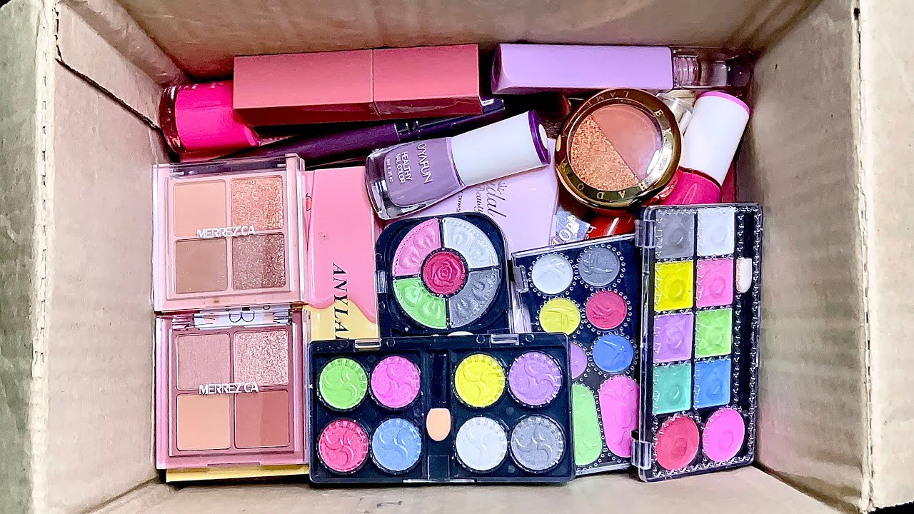 Unboxing Collection Of Makeup Set And Jewelry | Makeup Kit, Makeup Box ...