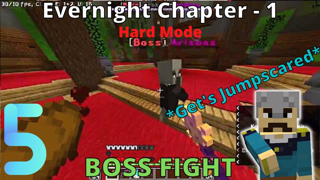 2nd BOSS FIGHT! | Evernight - Chapter 1 Hard Mode | Part 5 | Minecraft ...
