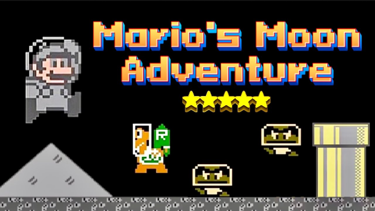 Mario's Moon Adventure|Review & Quick Playthrough|SMB1 ROM Hack - YouTube