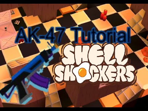 How to use the AK-47/EggK47 in Shell Shockers - YouTube