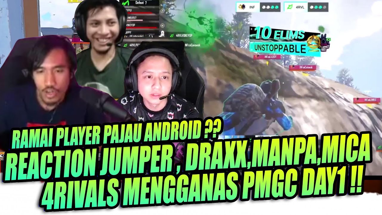 RAMAI PLAYER PAJAU ANDROID ?? REACTION MANPA DIN DRAXX MICA 4RIVALS ...