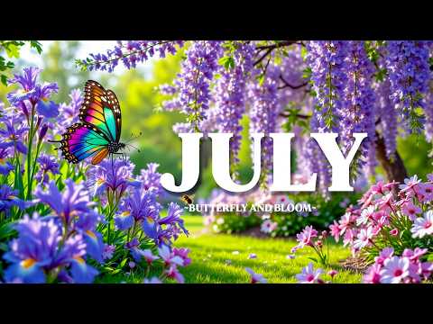 Morning July 2026 🐝 Summer Paradise in 8K 🌸 Endless Blooming Flowers, Butterflies & Busy Bees 🦋