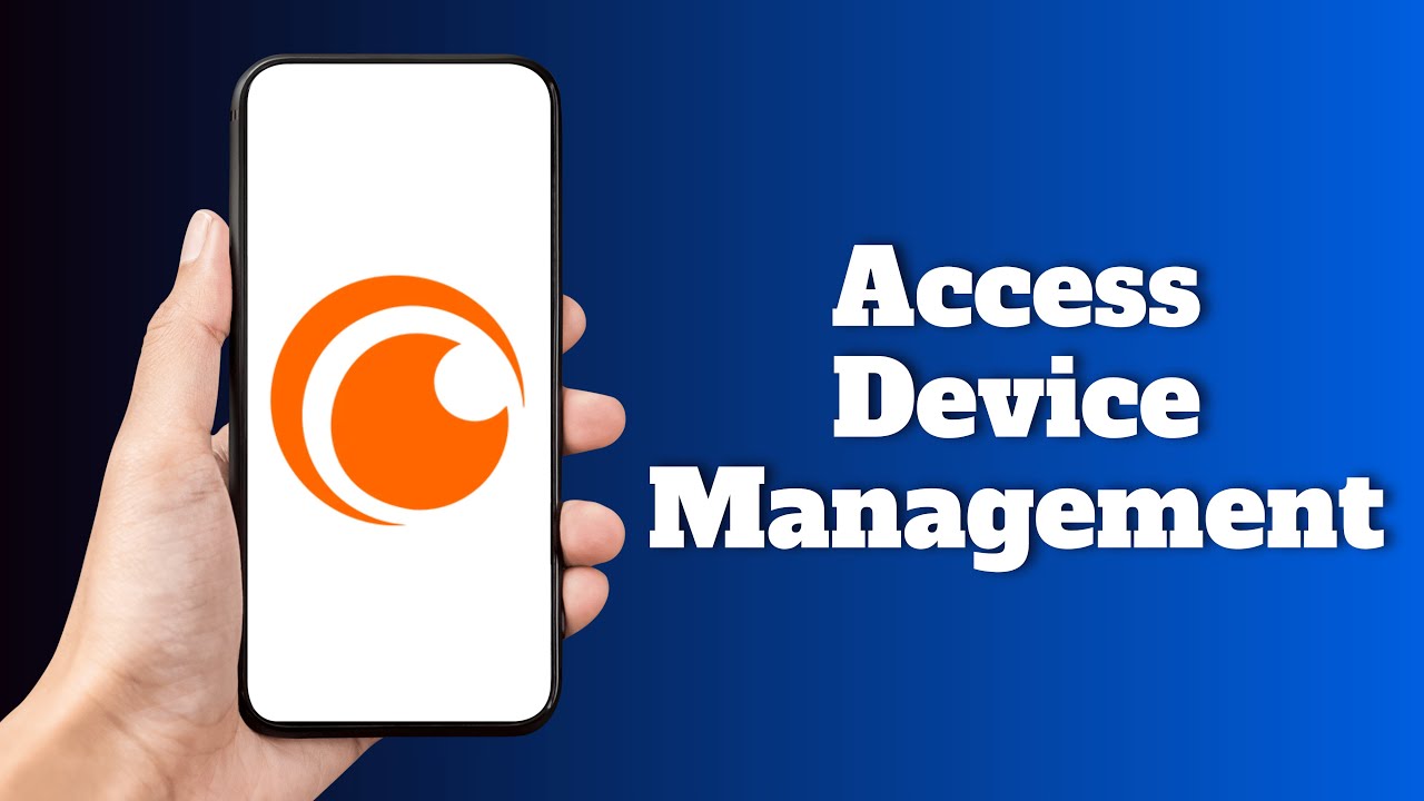 How to Access Device Management on Crunchyroll in Mobile - YouTube