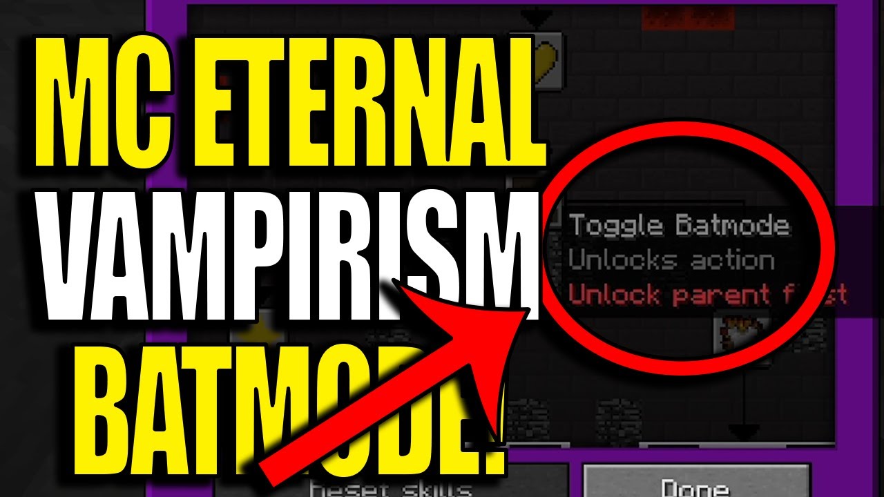 Minecraft MC Eternal Ep9 - Vampire Night Vision - YouTube