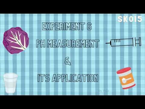 SK015 | Experiment 6 pH measurement and its application - YouTube