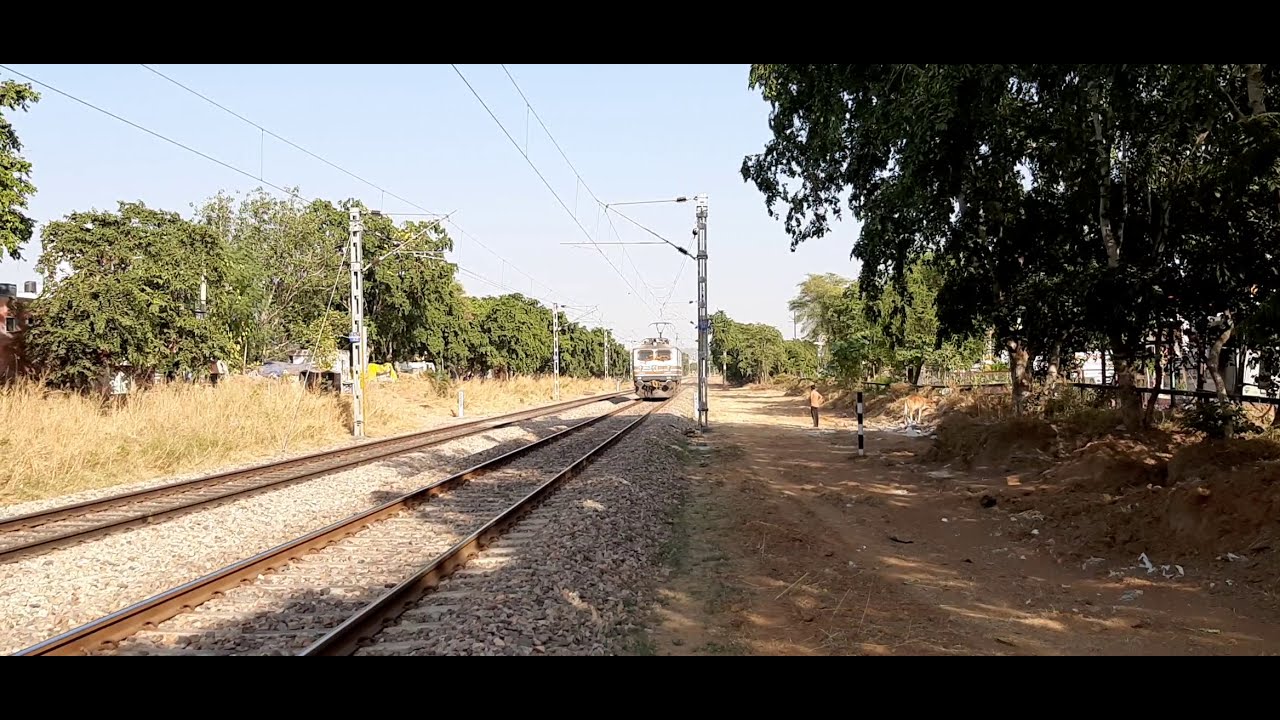jaipur kanakpura electrification loco trial with wap-5 |GZB WAP5 HIGH ...