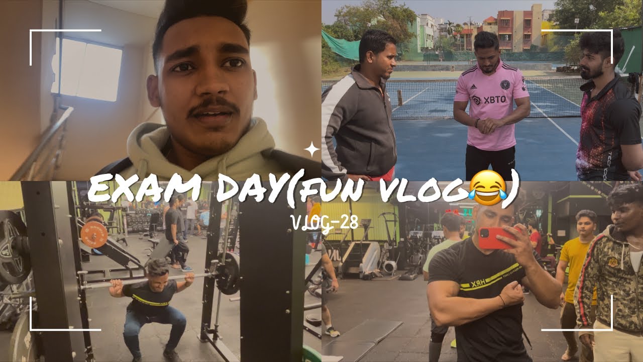 VLOG-28 | My mid-sem started😢 | Cricket match after exam😂( fun vlog ...