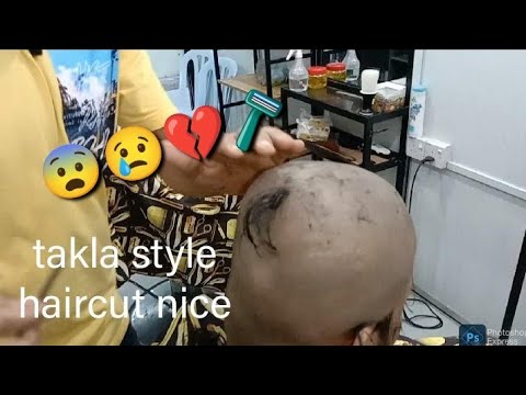 wasi..hair. takla style haircuts.😨. baby haircut/crying 🪒.headshave ...