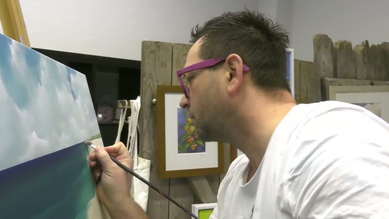 Michael Frahm, der Glücksmaler - YouTube