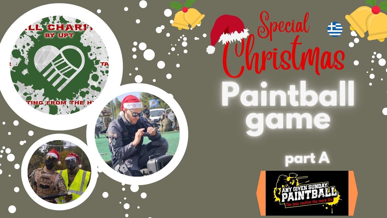 Christmas paintball/charity game 2023 Μέρος Α - Διάσωση Άγιου Βασίλη ...