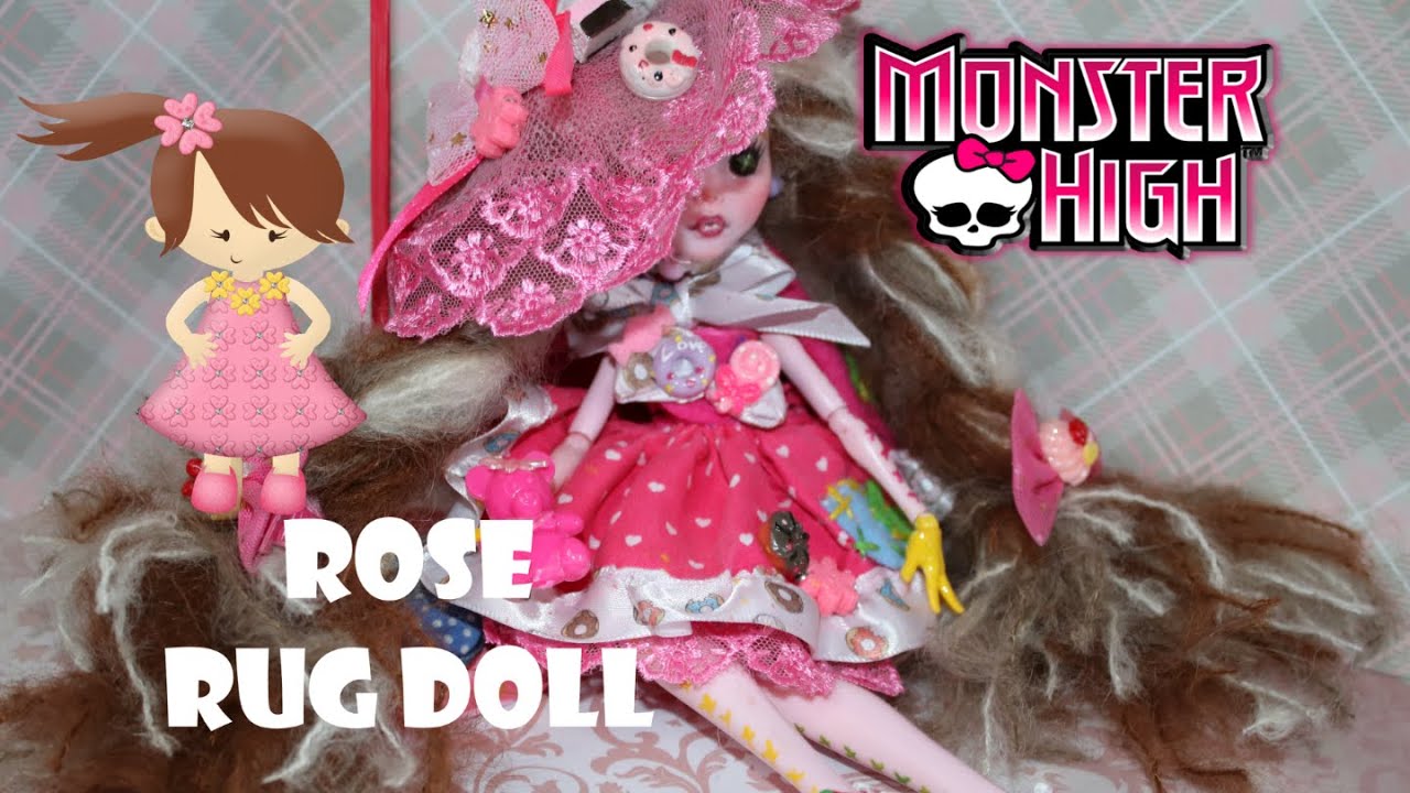 repainting monster high into rose the rug doll - YouTube