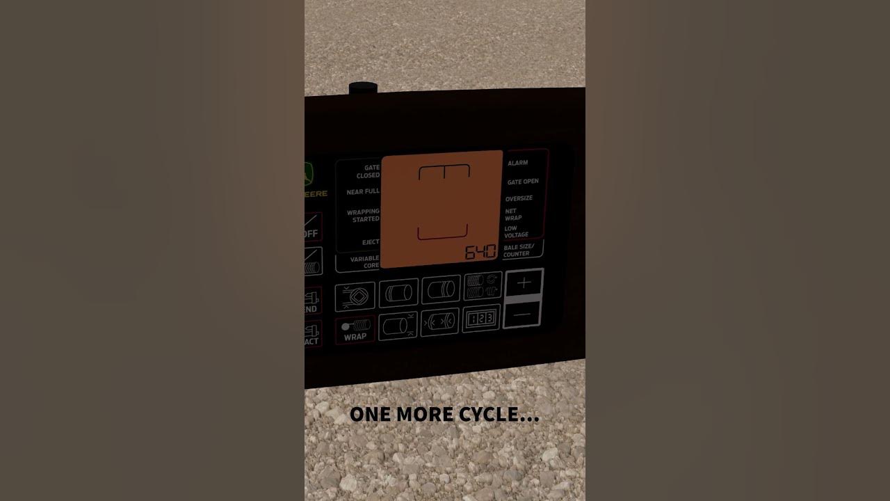 FS22 W.I.P Mod | John Deere Baler Monitor | Lazy E Modding - YouTube