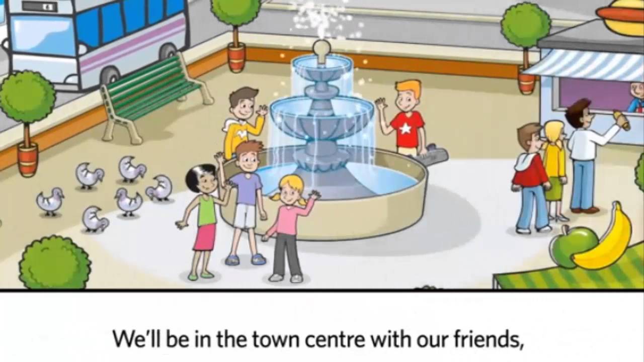 English songs for Kid - Going into town - YouTube