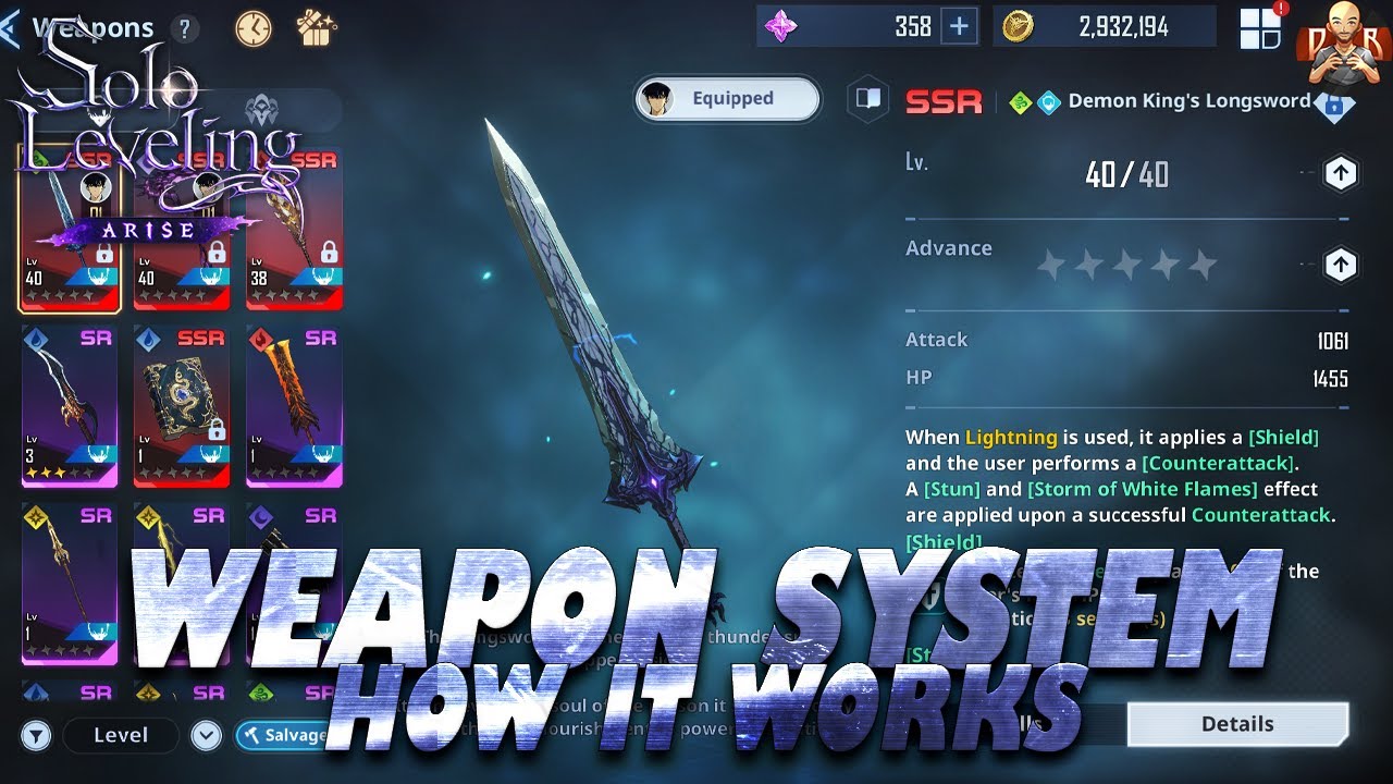 [Solo Leveling: Arise] - Weapon guide! What you need to know about the ...