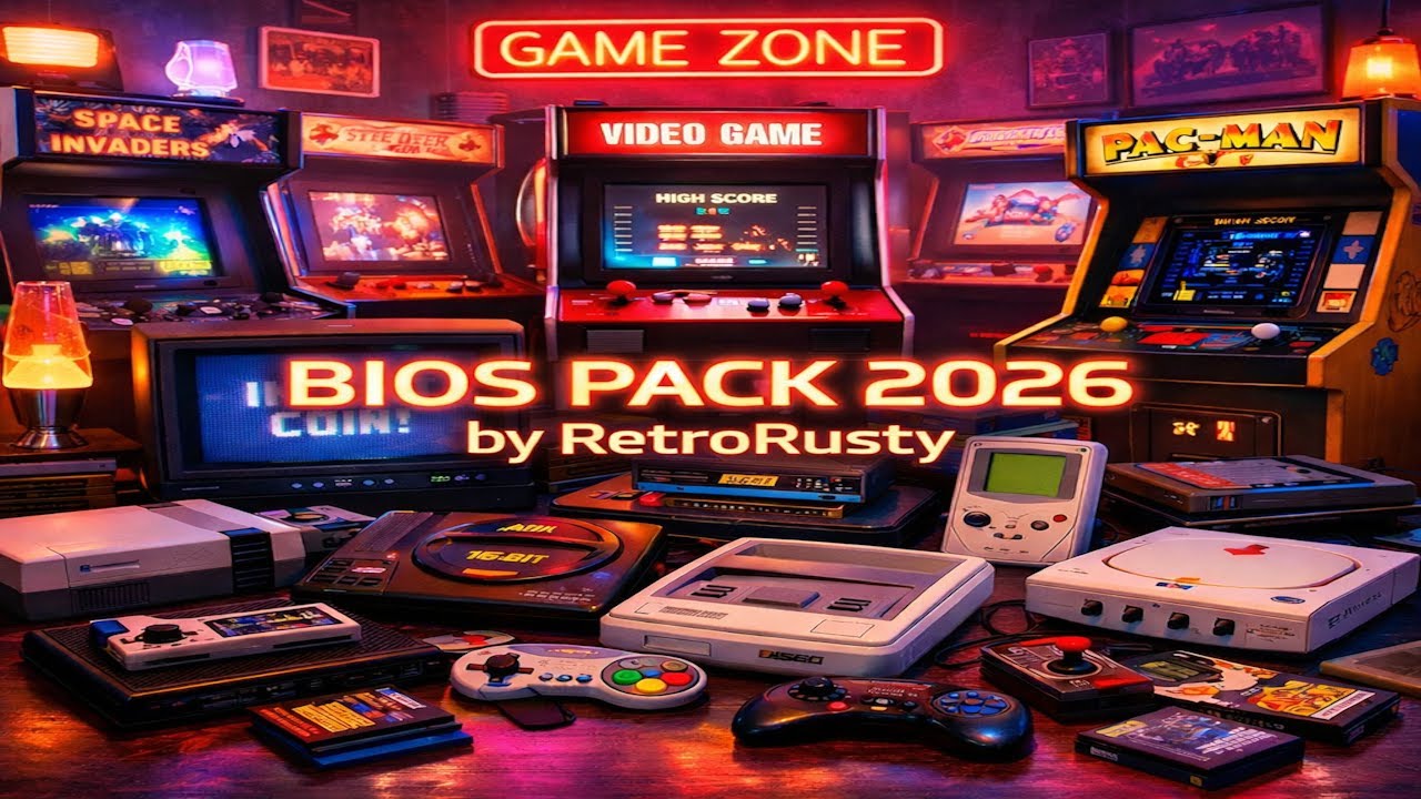 Retrobat FULL BIOS Pack 2026 (Update: 09/04/2026) - RetroRusty - YouTube