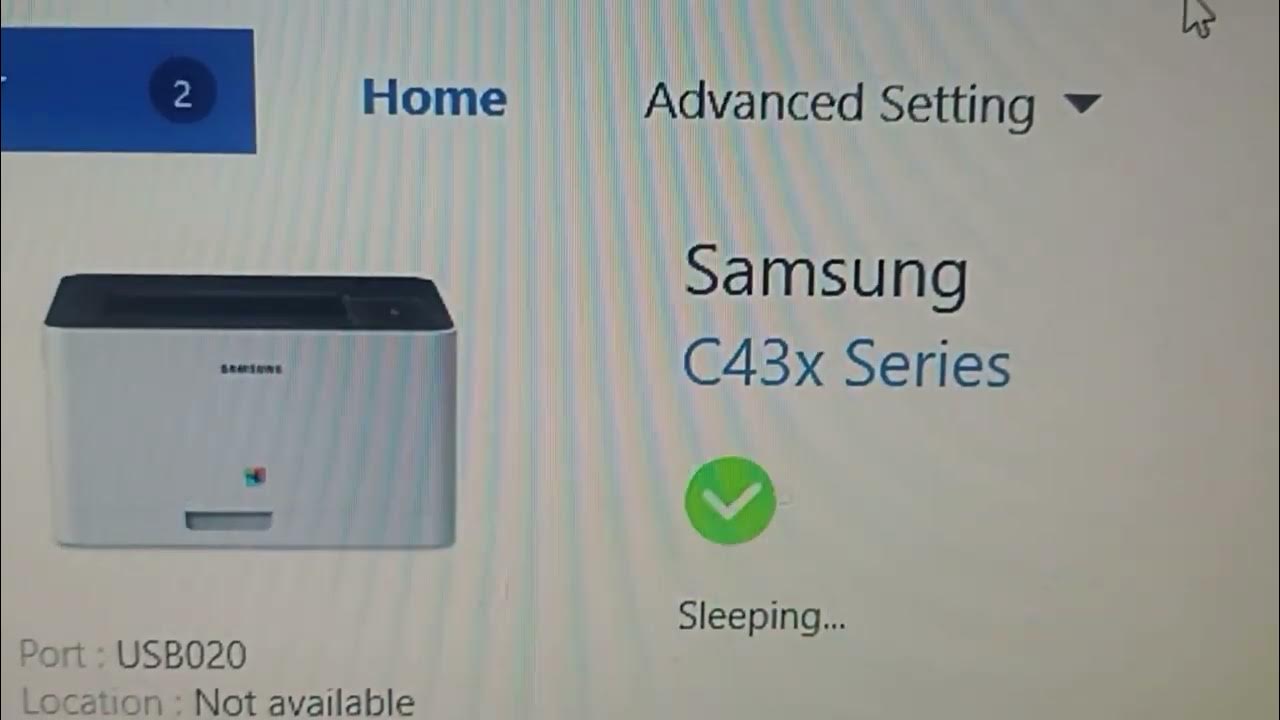 Samsung Xpress C430W التعرف على العطل بشكل سريع للطابعات التي ليس بها شاشة - YouTube