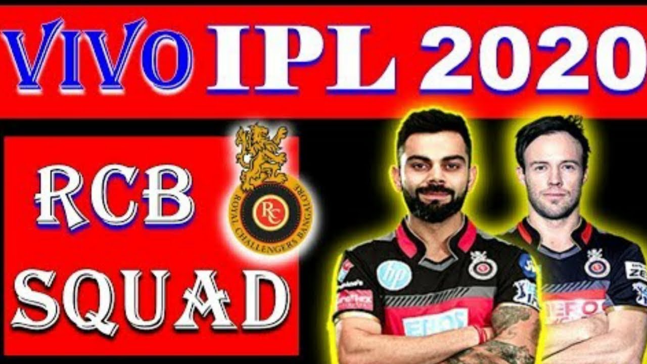 Rcb full squad ipl 2020 - YouTube