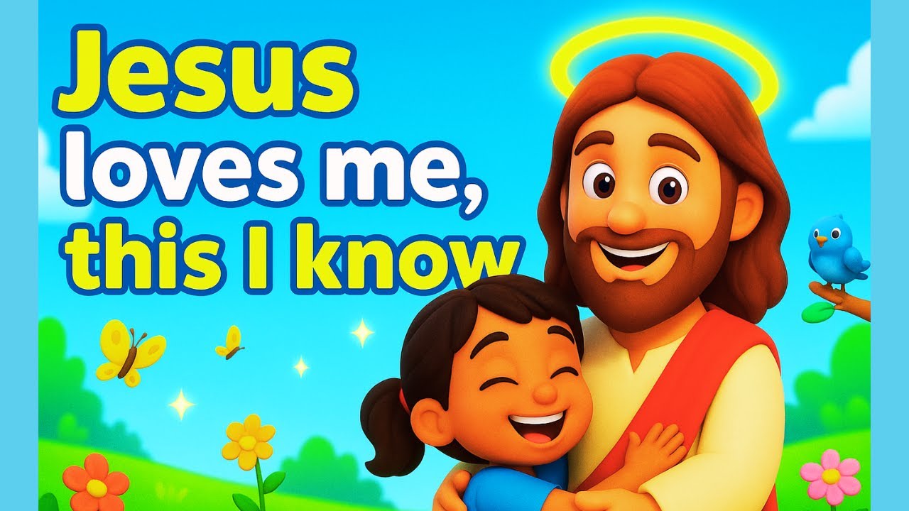 Jesus Loves Me, This I Know ️ | Uplifting Christian Song for Kids with ...