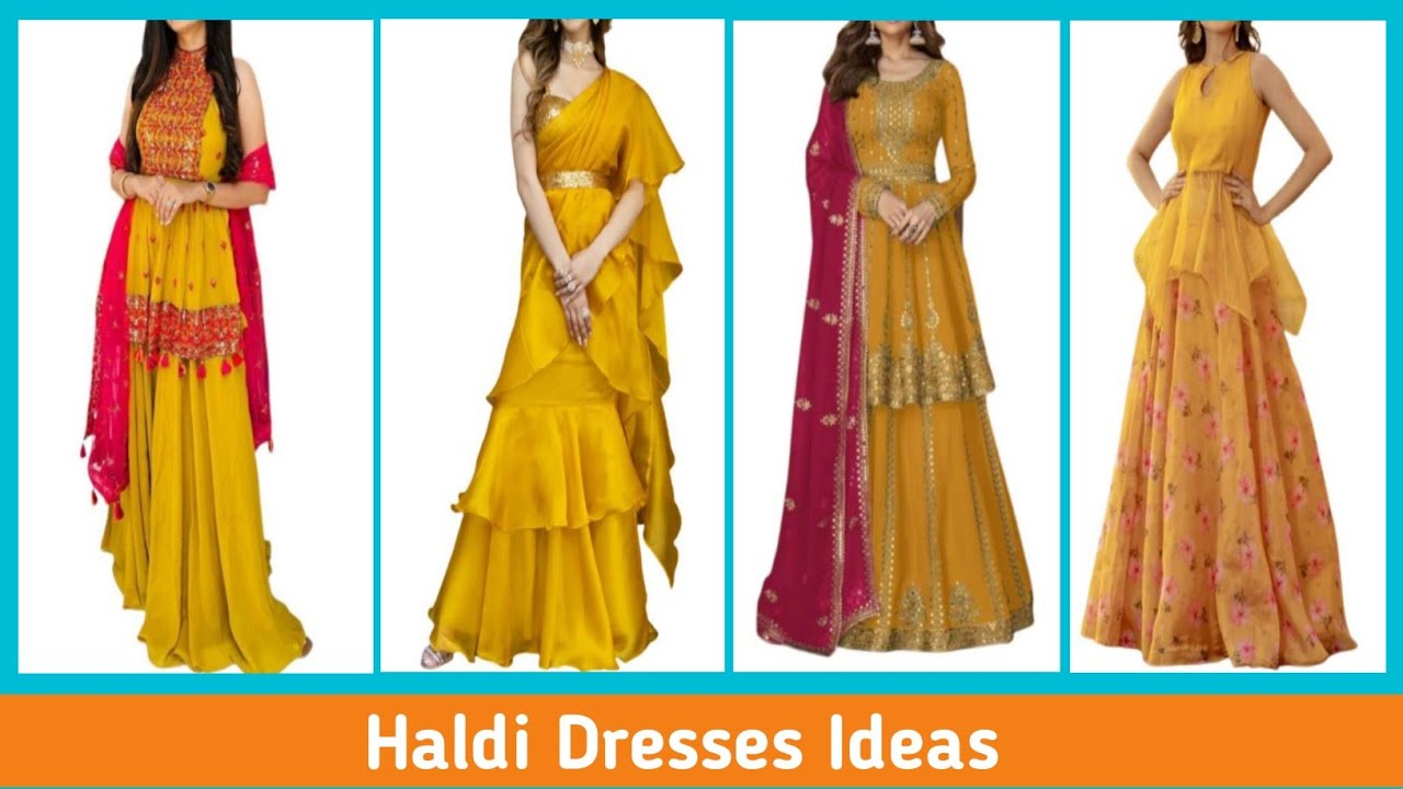 Haldi dress design Ideas | haldi function dress design #haldi # ...