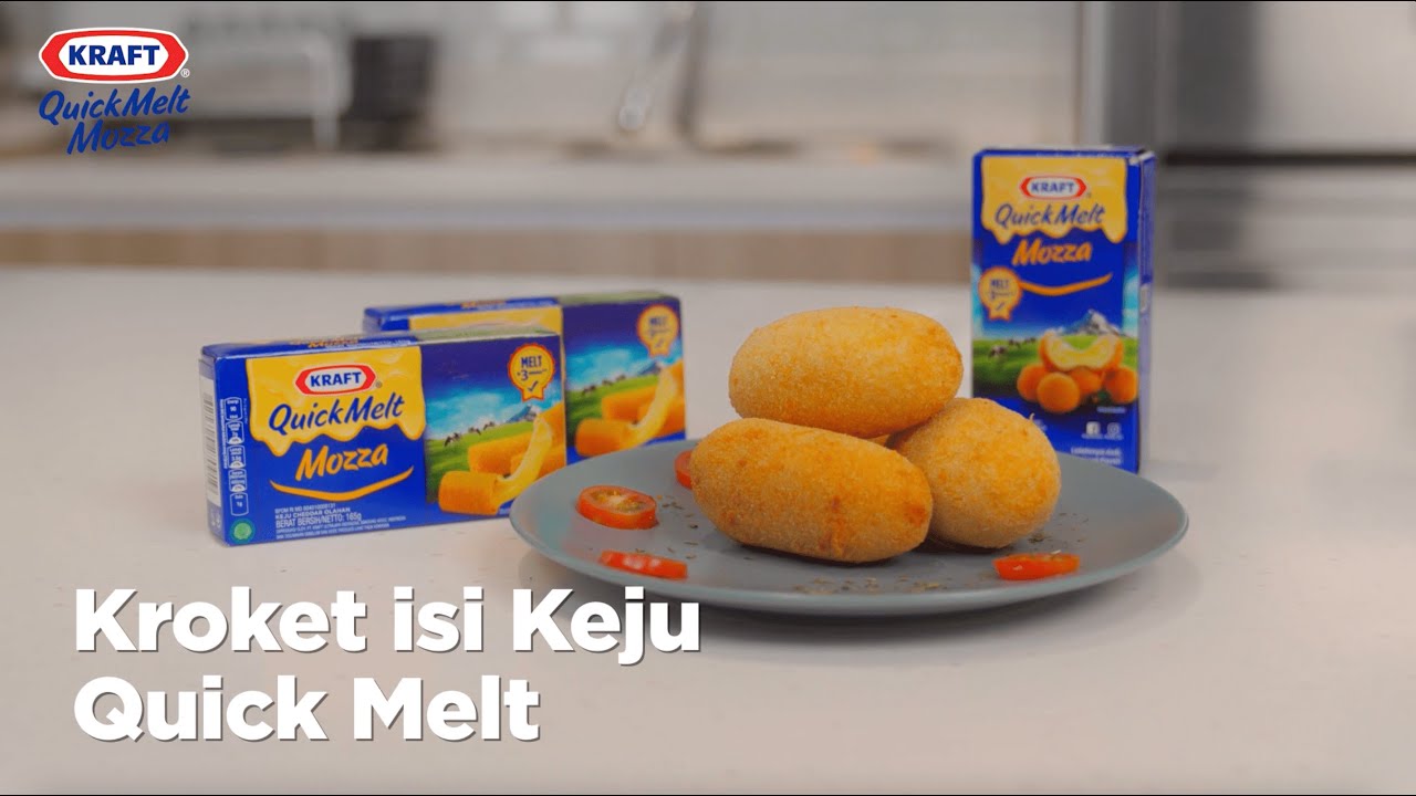 Kroket Isi Keju a la Kraft QuickMelt Mozza - YouTube