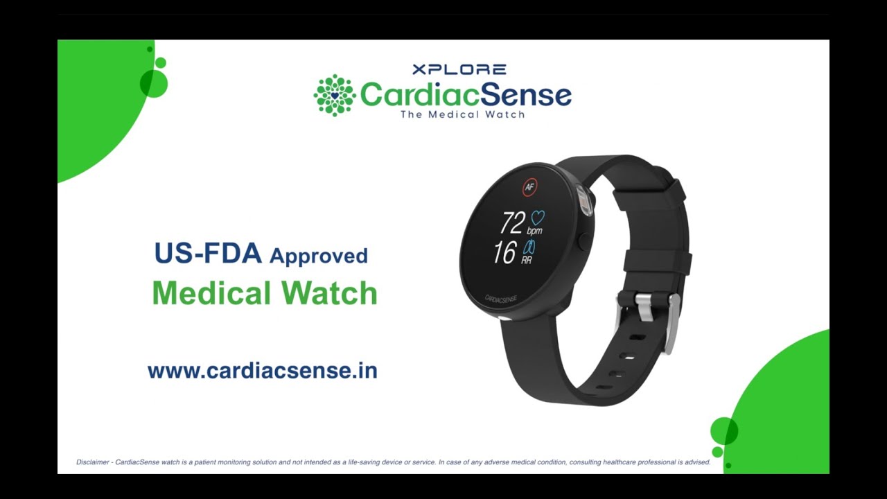 CardiacSense, The Medical Watch Demonstration - YouTube