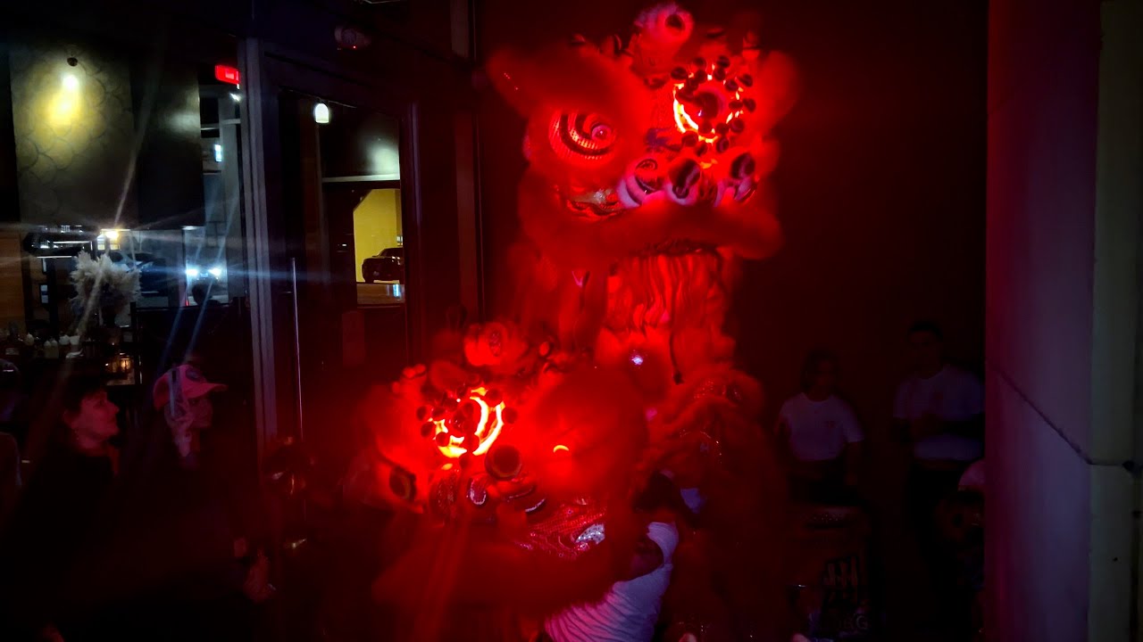Texas Dragon/Lion Dance Team Post Tea Ceremony Performance - YouTube