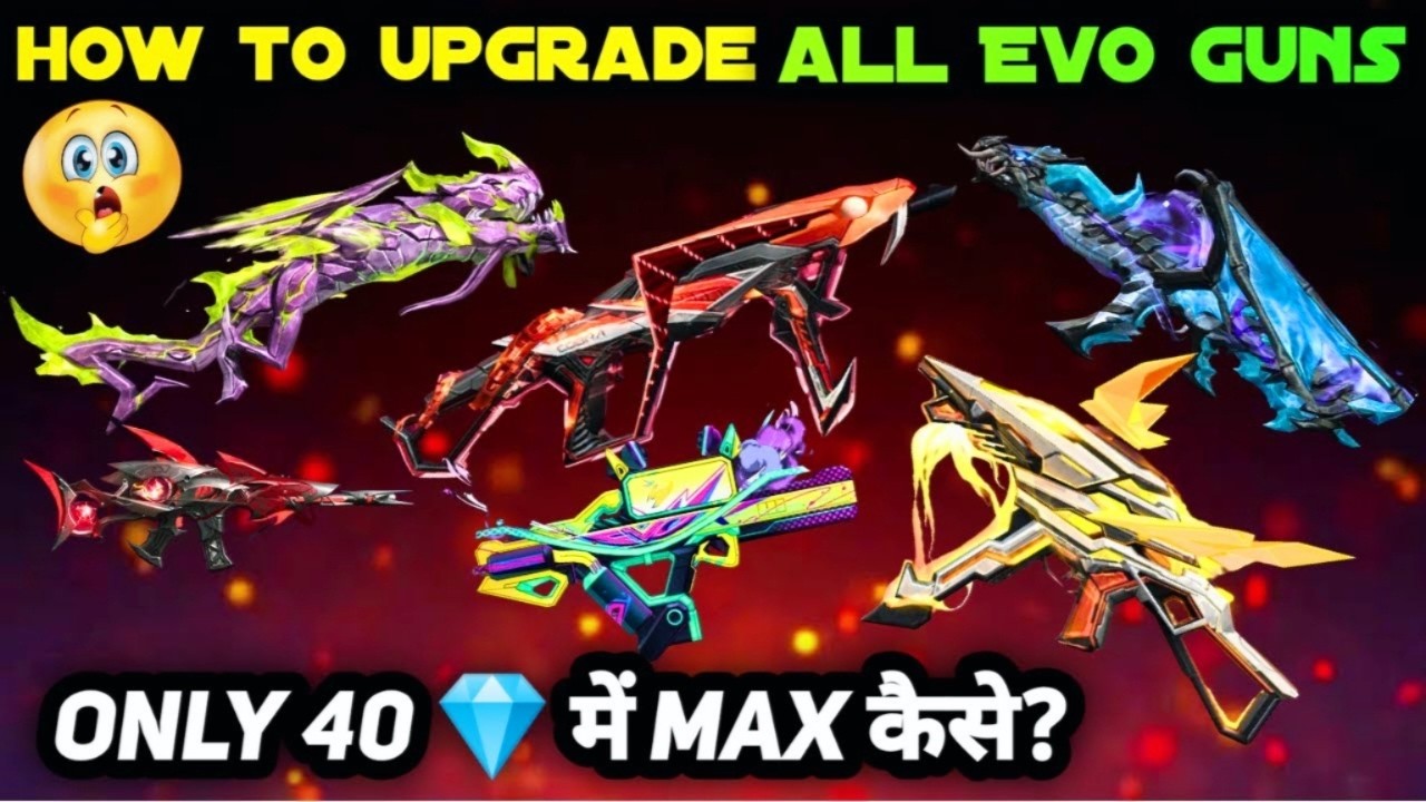 ALL EVO MAX HAI ISME PAR KAISE 😲 | all evo gun max free fire 🤯 | all ...