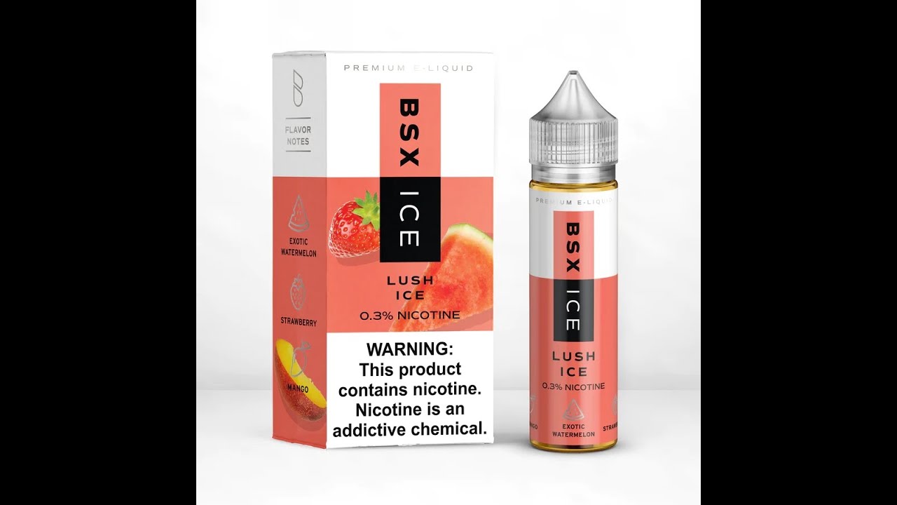 BSX ICE Lush Ice Vape Juice review - YouTube