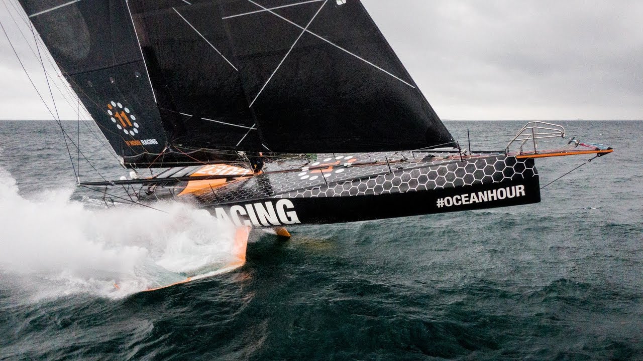 Flying on a Foiling IMOCA 60 - 11th Hour Racing Team - YouTube
